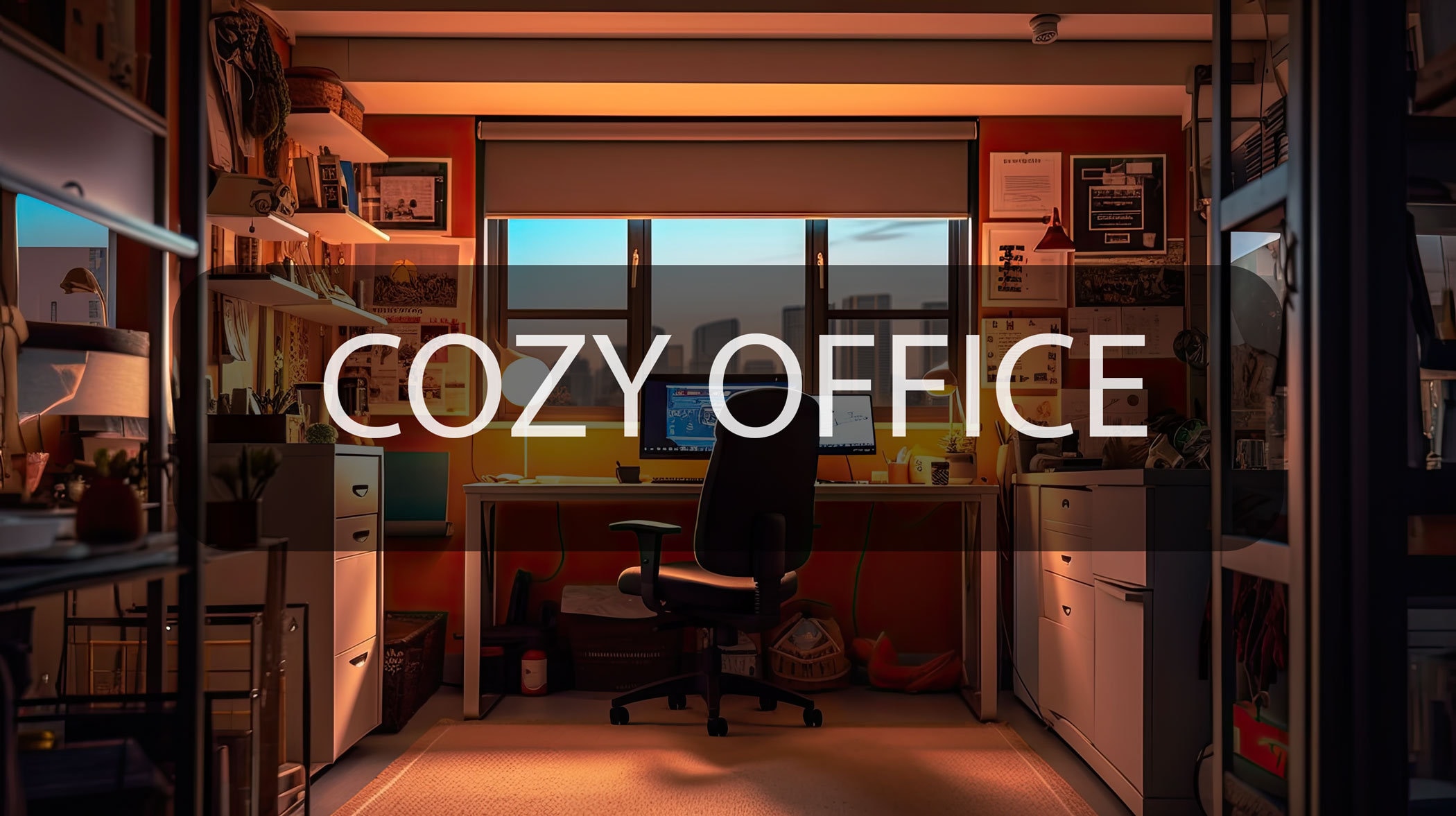 Cozy Office Vtuber Backgrounds Bundle, Stream Backgrounds, Twitch ...