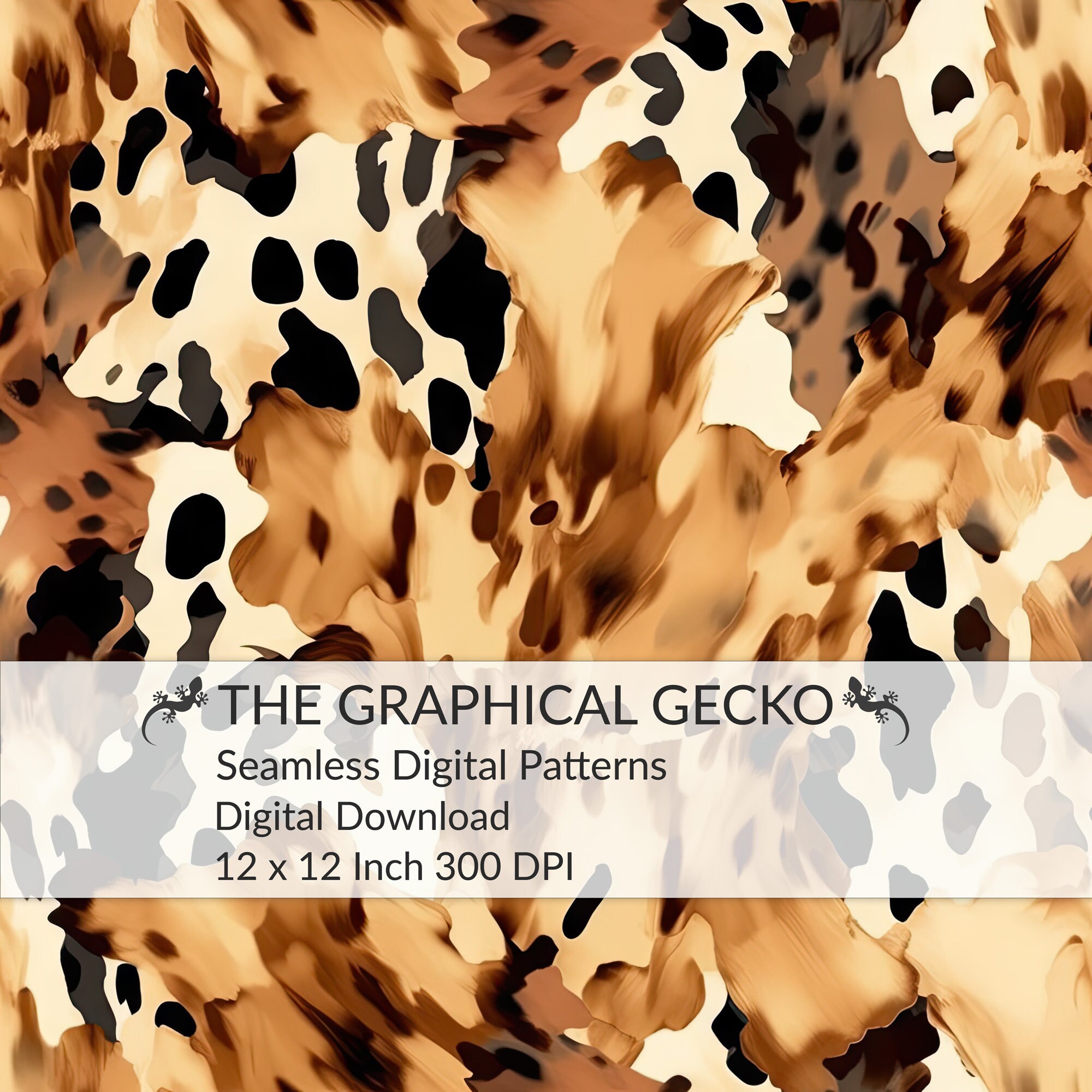 Seamless Digital Pattern, Animal Print Seamless Pattern, Leopard Skin ...