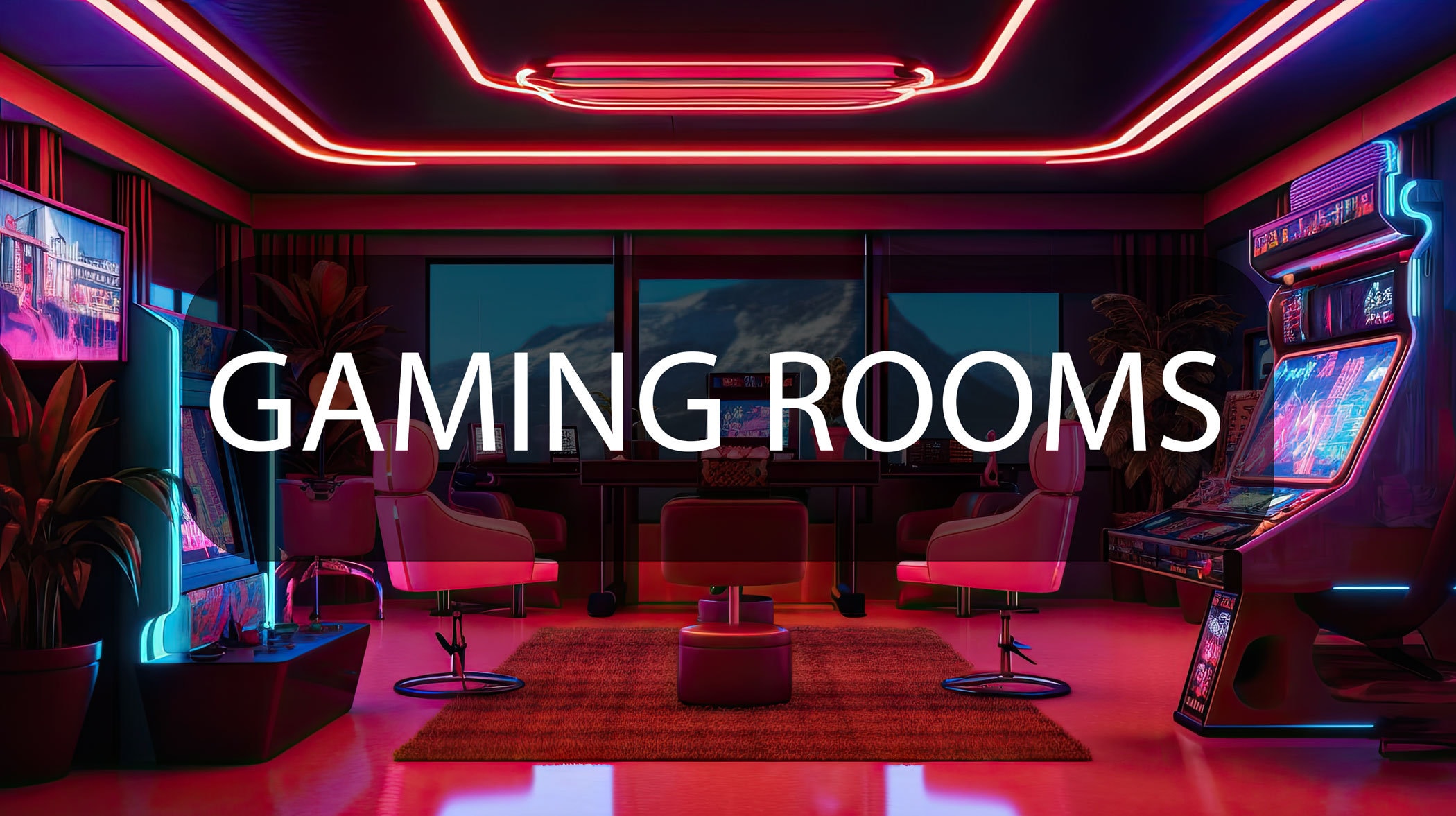 Gaming Room Arcade Vtuber Backgrounds Bundle, Stream Backgrounds ...