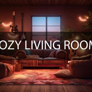 Cozy Living Room Vtuber Backgrounds Bundle, Stream Backgrounds, Twitch ...