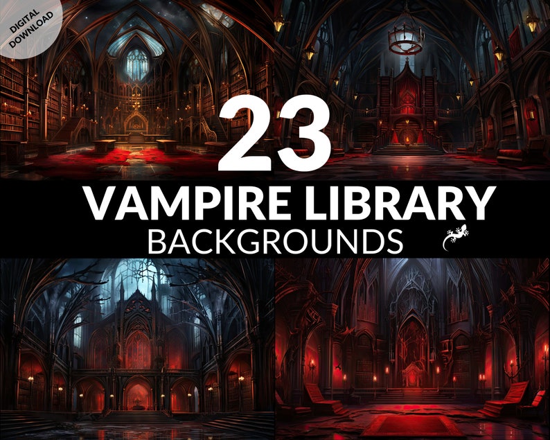23 Vampire Library Vtuber Backgrounds, Gothic Stream Backgrounds ...