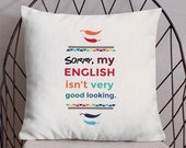 Spanglish My English is Not Very Good Looking Quote - Etsy