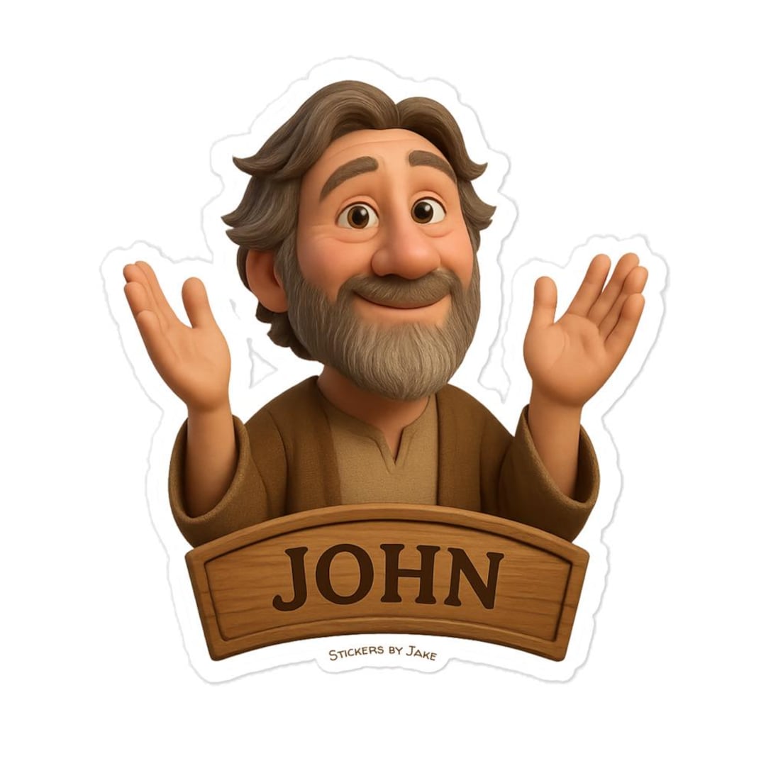 The Apostle John - Sticker - Etsy