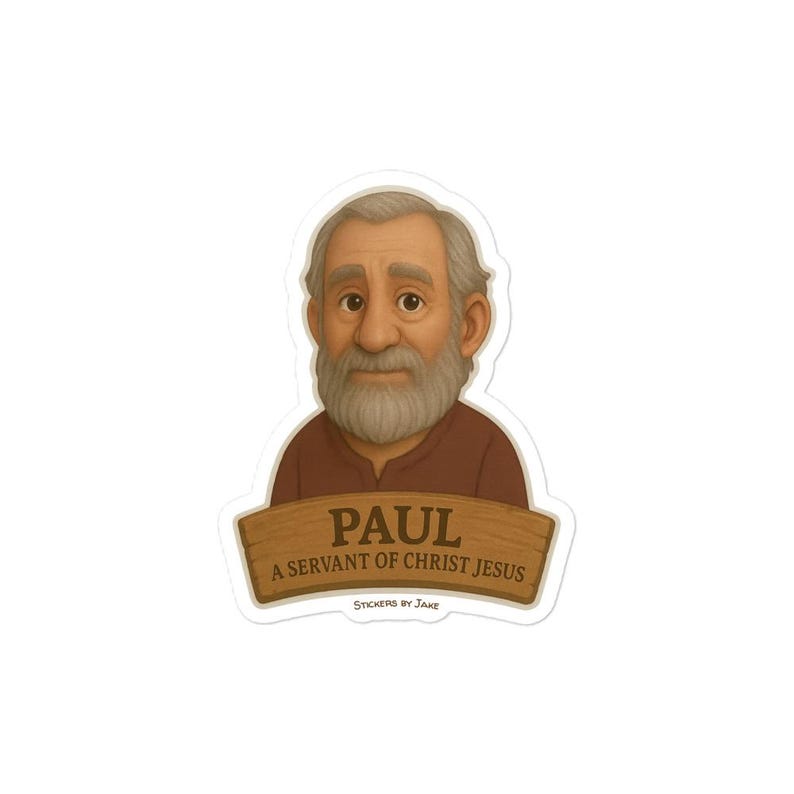 The Apostle Paul - Sticker - Etsy