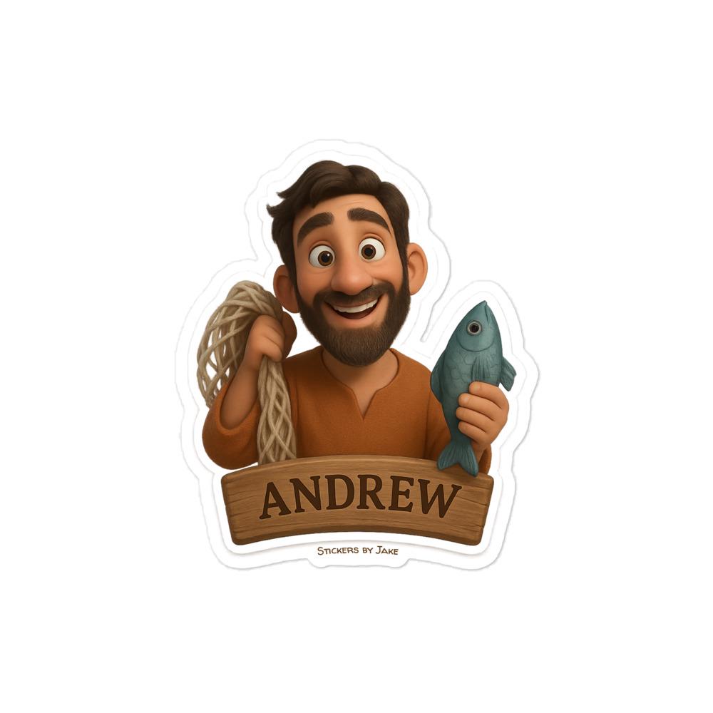 The Apostle Andrew - Sticker - Etsy