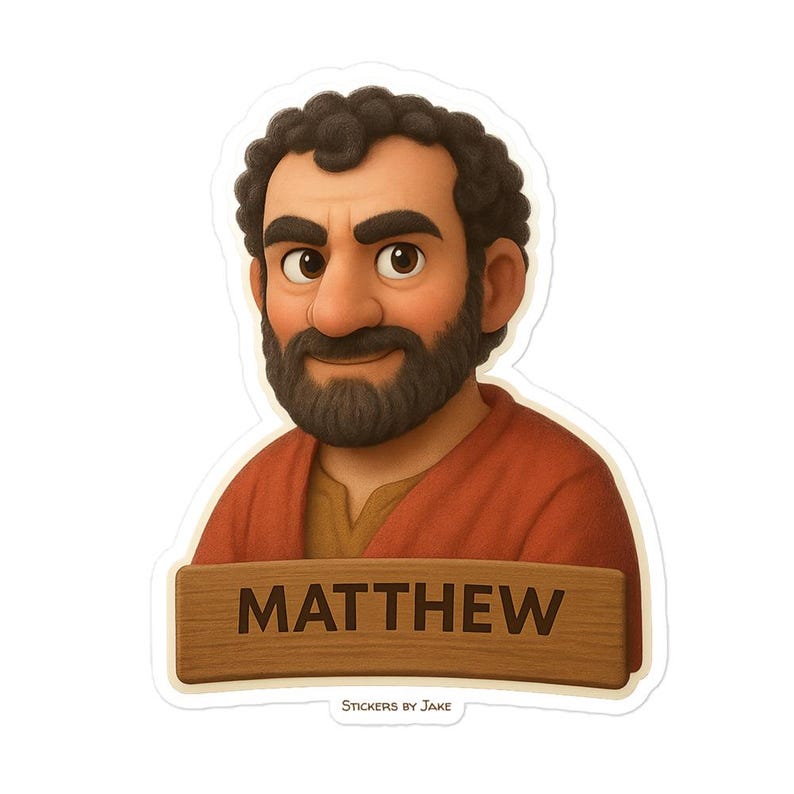 The Apostle Matthew - Sticker - Etsy
