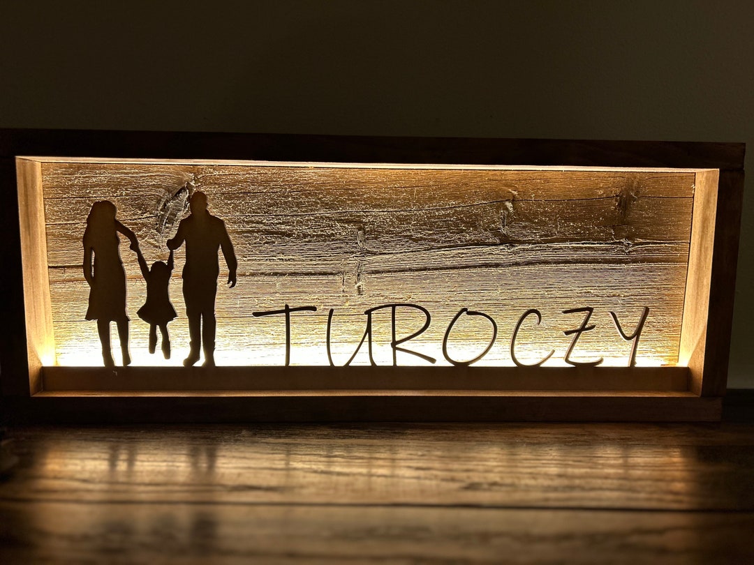 Silhouetted Light Box - Etsy
