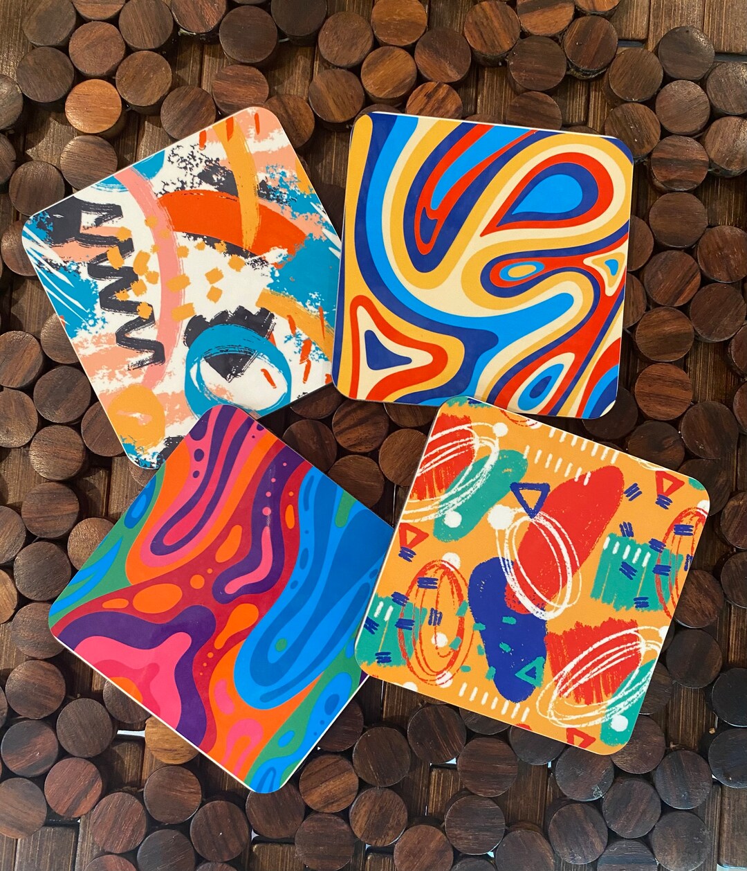 Sublimated Coasters / Hardboard Coasters / Coasters With Cork Back ...