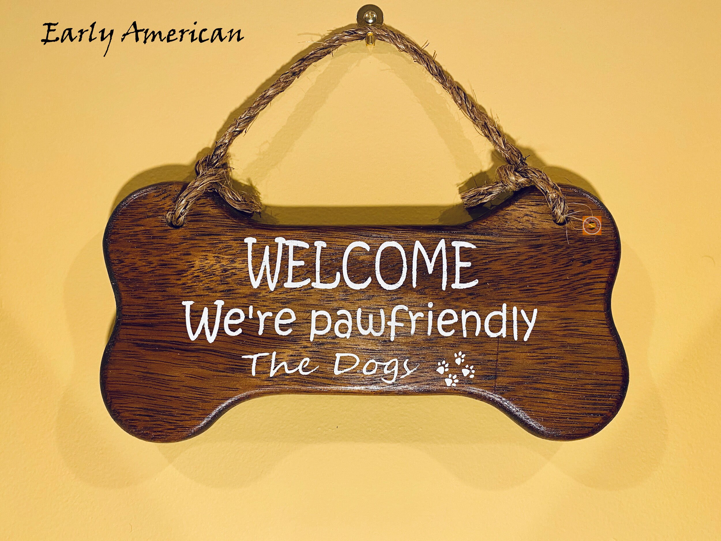 Dog Bone Sign / Dog Wooden Bone Sign / Dog Bone Door Hanger / - Etsy