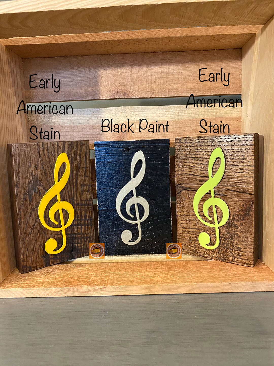 Treble Clef Block Sign / Treble Clef Wall Art / Music Note Decor / Wood ...