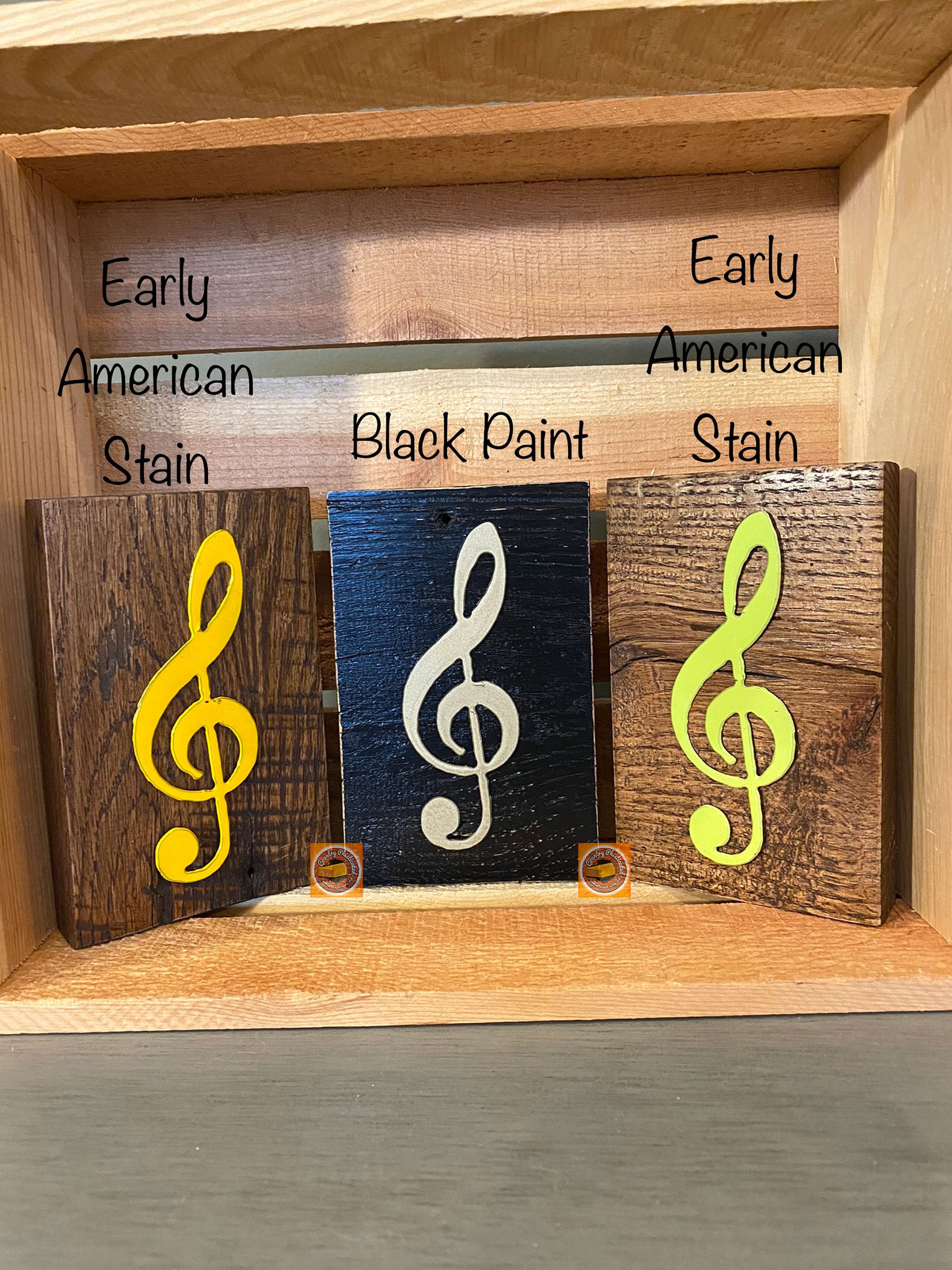 Treble Clef Block Sign / Treble Clef Wall Art / Music Note Decor / Wood ...