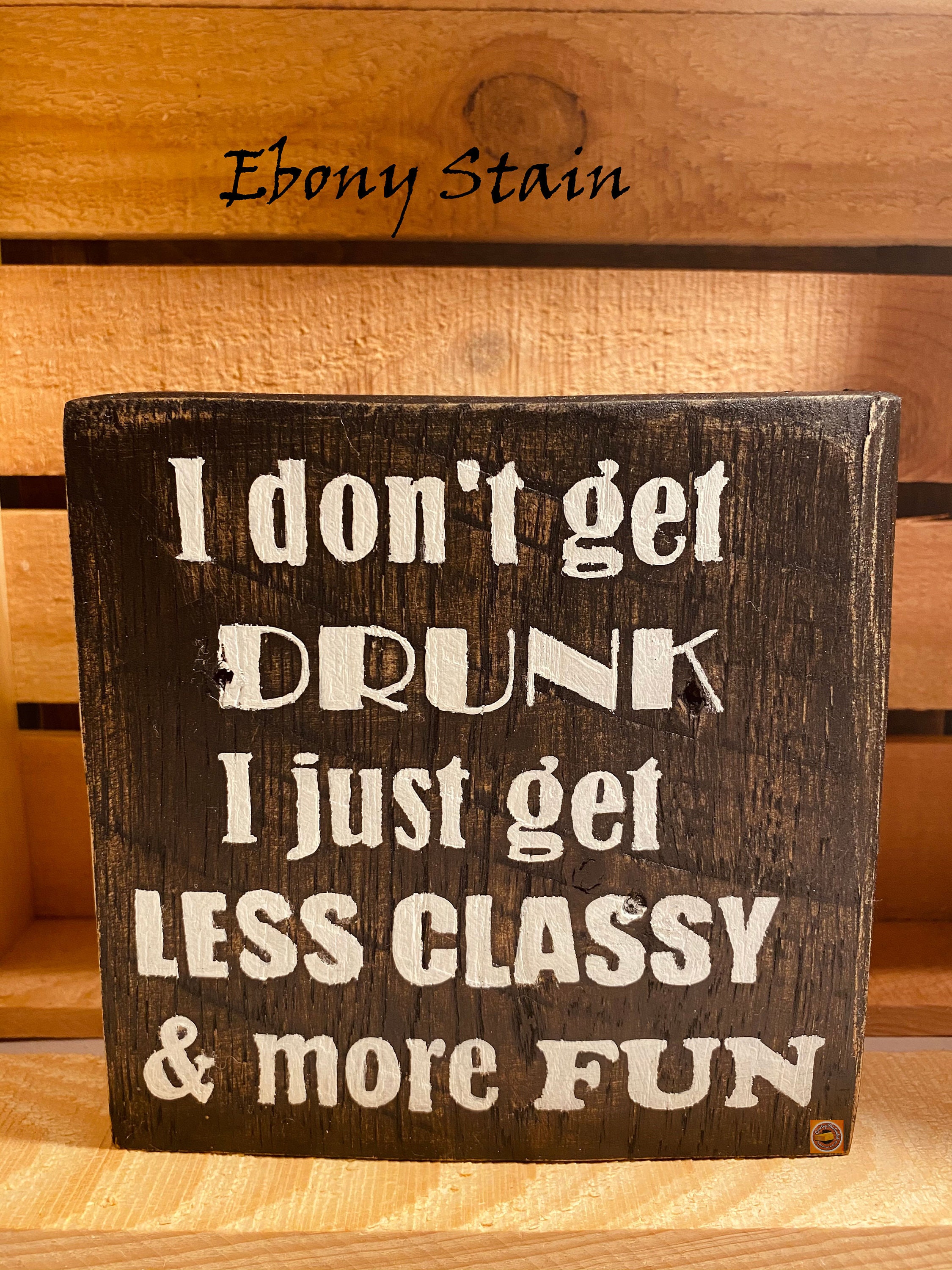 Wood Block Funny Signs / Funny Signs / Hand Painted / - Etsy