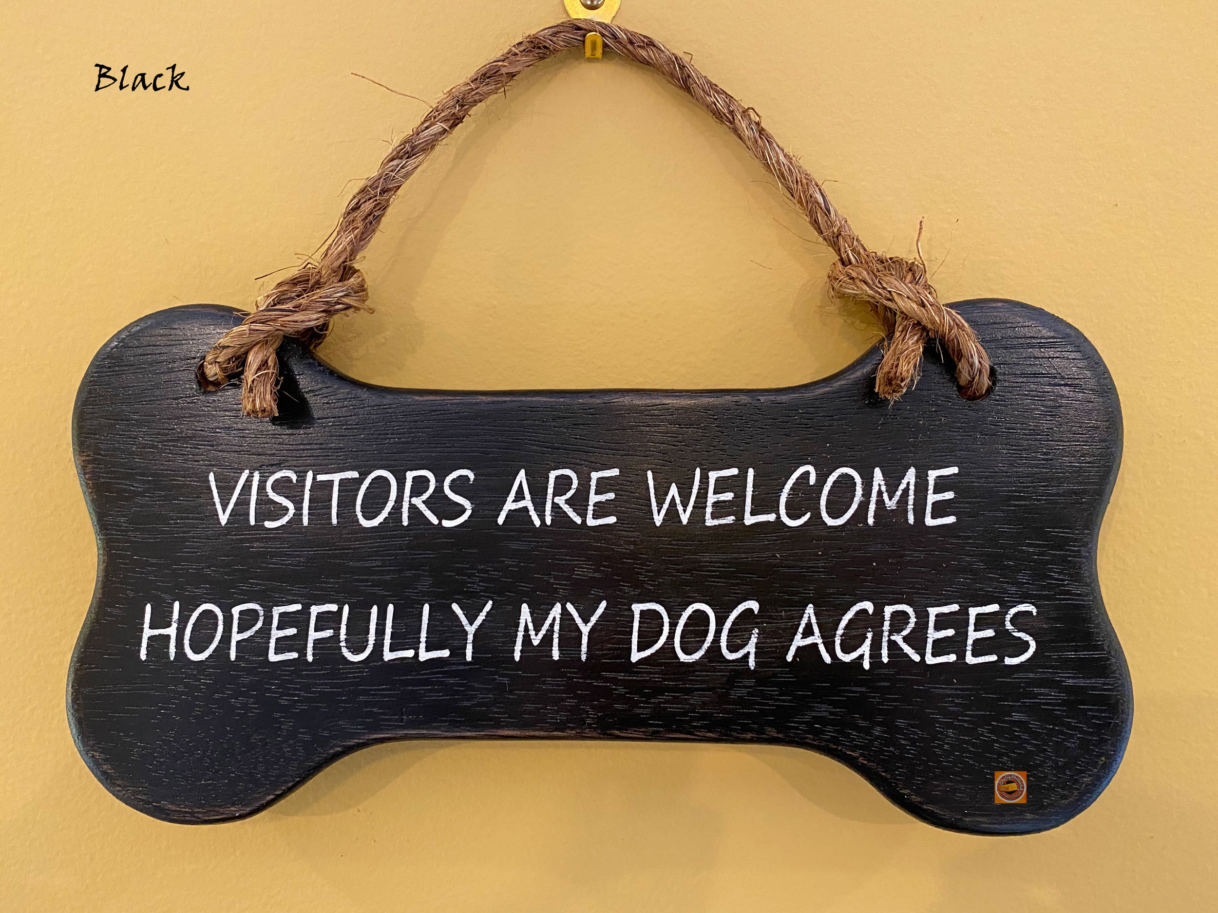 Dog Bone Sign / Dog Wooden Bone Sign / Dog Bone Door Hanger / Dog ...