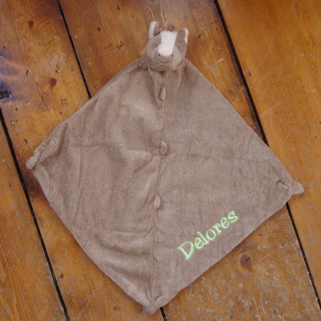 Brown Pony Lovie With Name / Personalized Lovie / Personalized Security ...