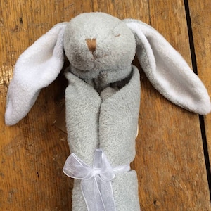 Pink Bunny Lovie With Name / Personalized Easter Lovie / Personalized ...