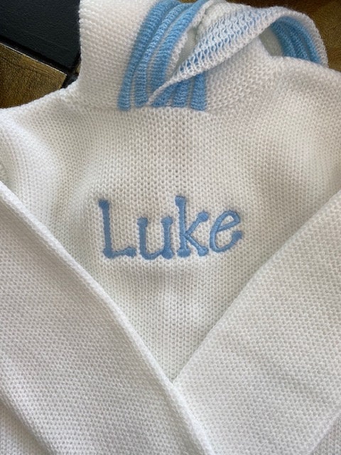 Embroidered Baby Boy Sweater - Etsy