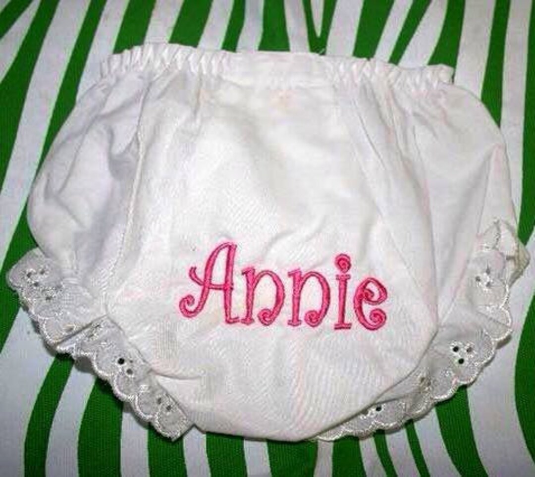 Personalized Baby Bloomers / Monogrammed Baby Bloomers / Baby Bloomers ...