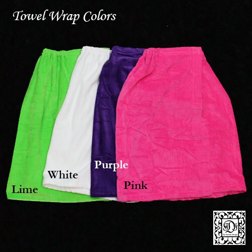 Monogrammed Towel Wrap / Personalized Towel Wrap / Cotton Spa - Etsy