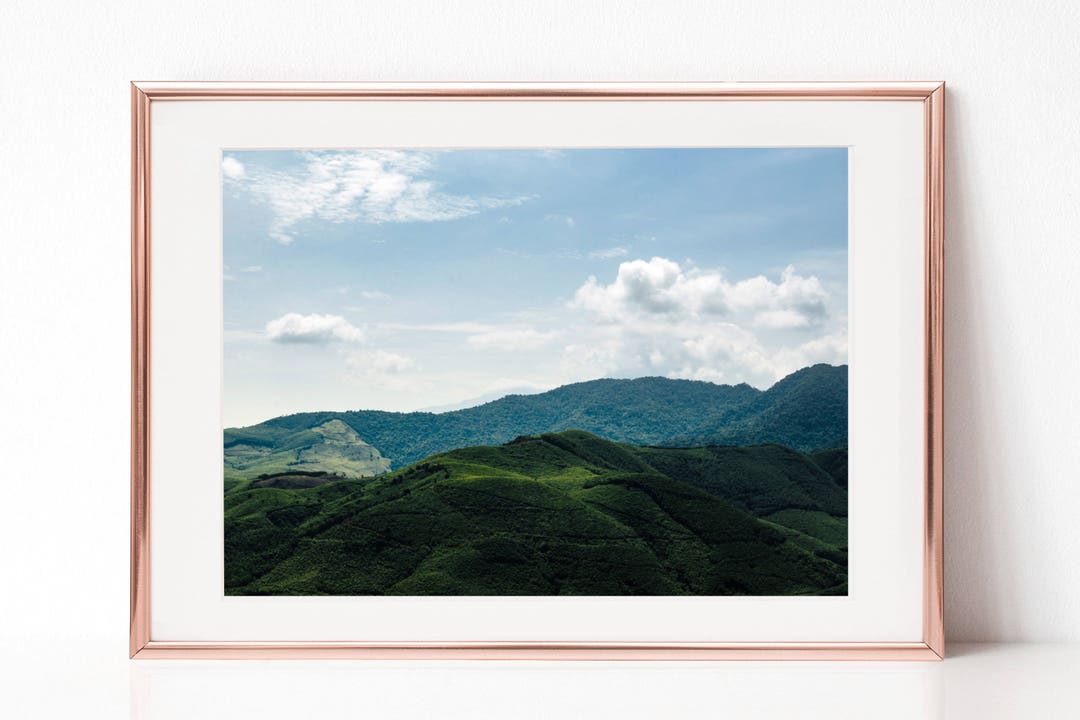 Landscape Photography, Green Mountain View, Aerial Download Digital ...