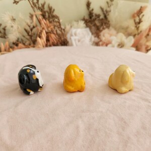Handmade Clay Dog Desk Friend Buddy/ Trinket, Gacha Bag Charm Keychain ...
