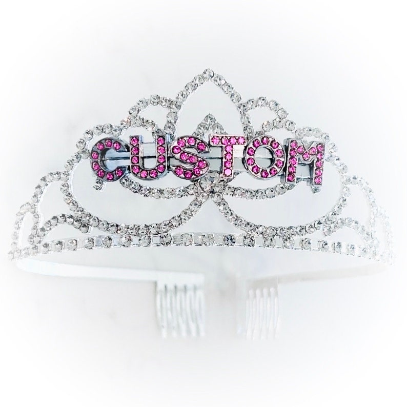 Custom Name Tiara: Birthday, Bachelorette, Wedding Tiara - Etsy