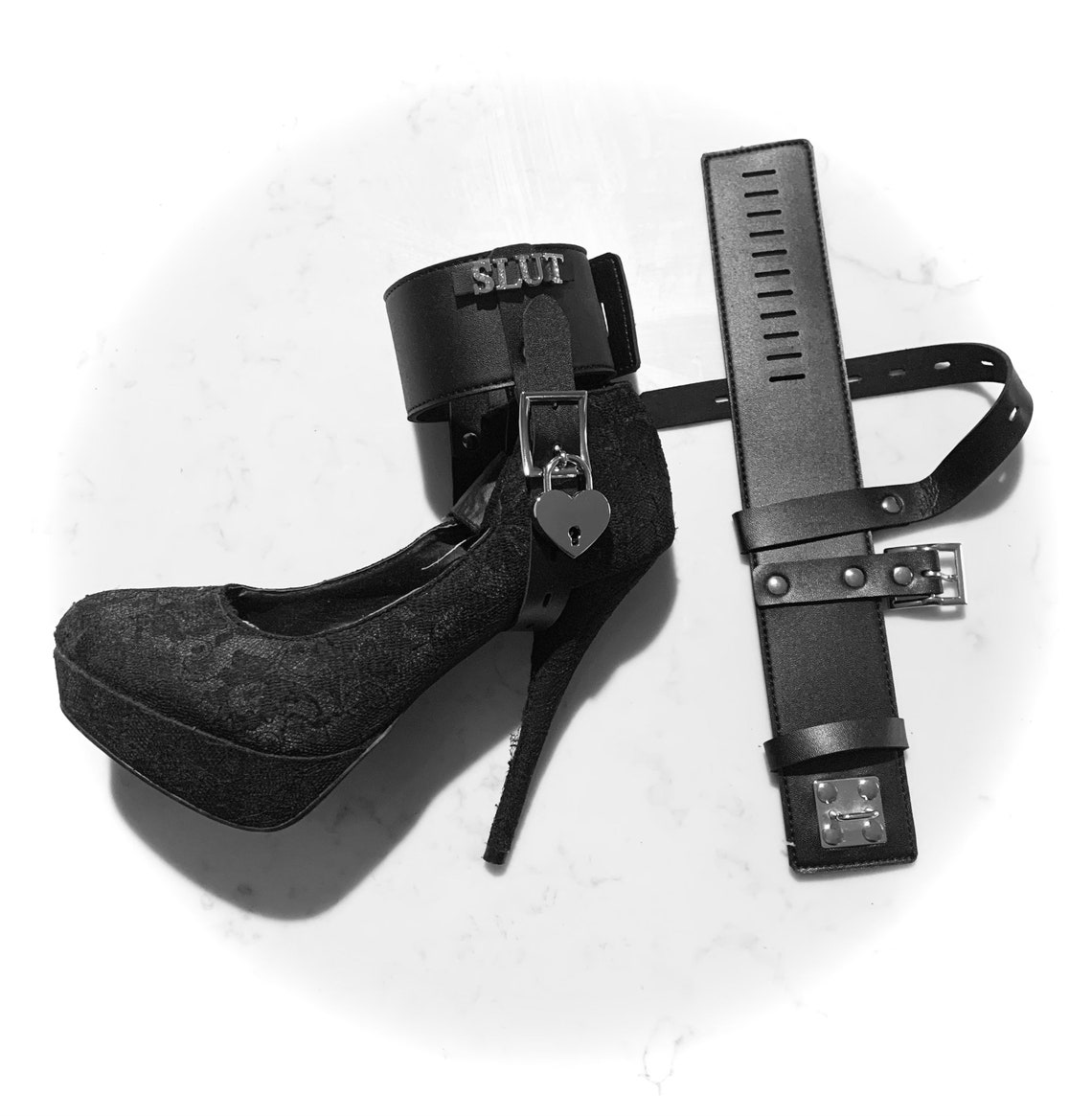 Mature-heel Ankle Locking Cuffs set of 2 Shoes Not Included - Etsy UK