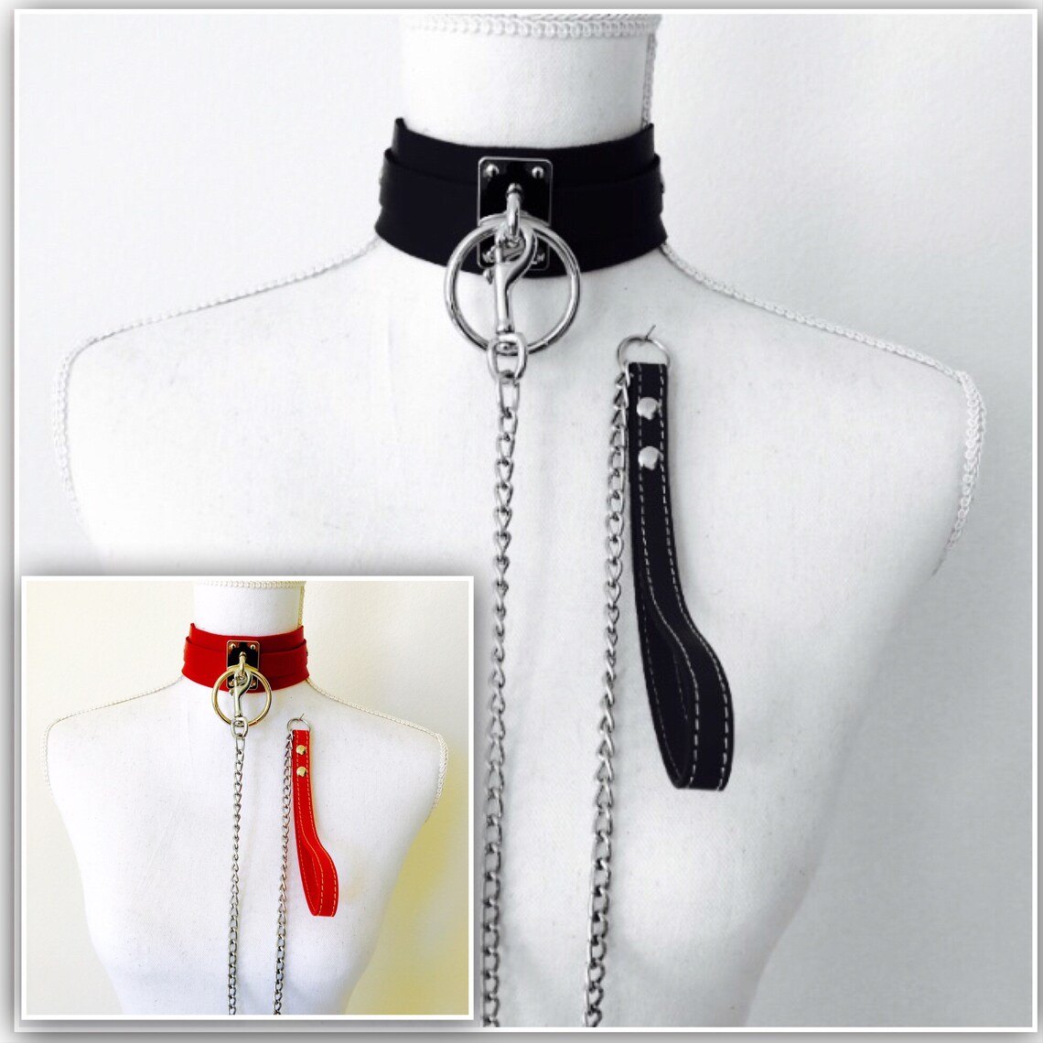 Thick Collar and Leash Combo | Etsy