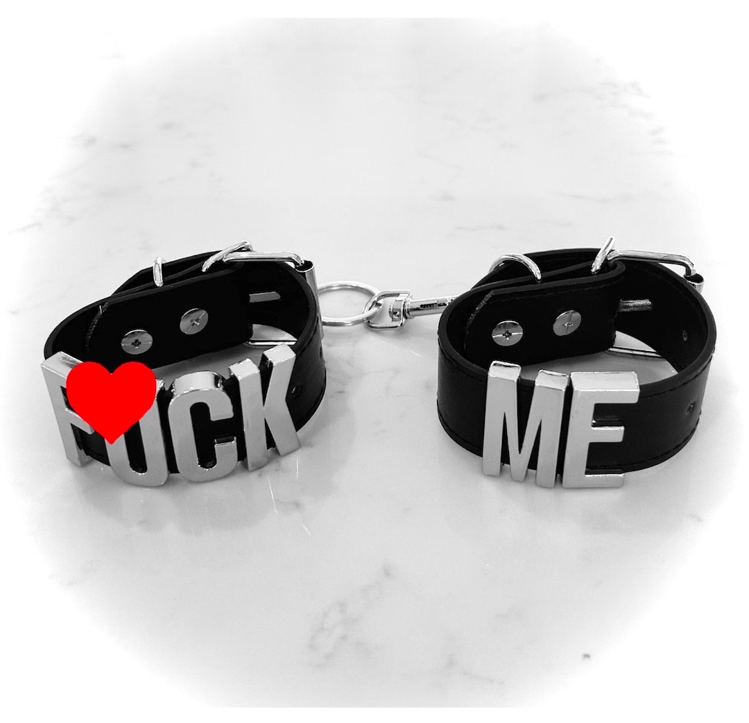 Custom Wrist Cuff Set-mature Custom Hand Cuff Set-yes Sir, Baby Girl ...