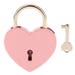 Heart Lock Collar in Pink or Black-custom Sizing Available - Etsy