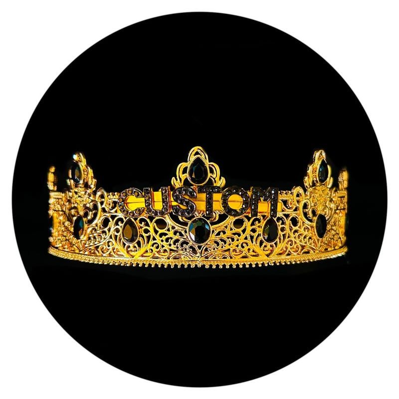 Crown Black Word - Etsy