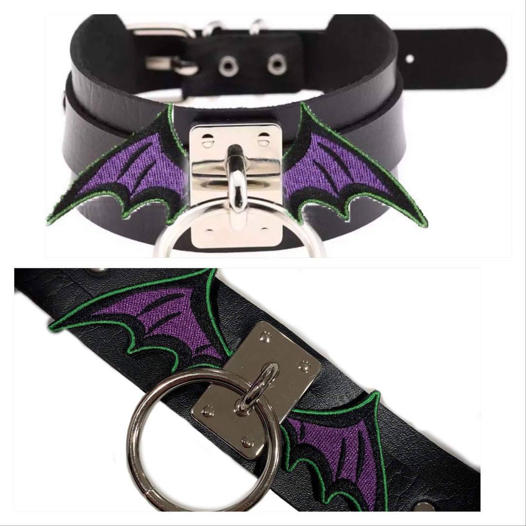 Succubus Devil Bat Wing Collar BDSM/DDLG Choker. - Etsy