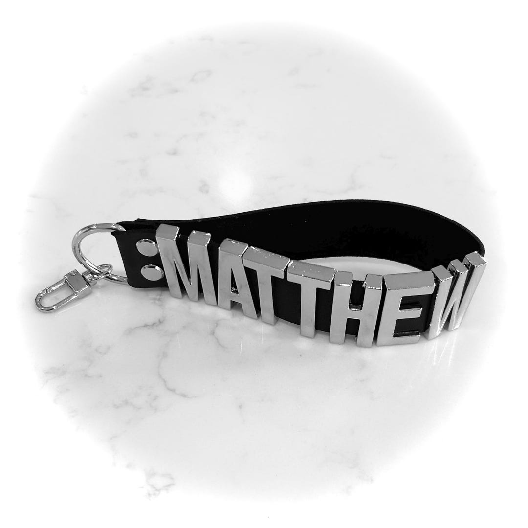 Custom Word or Name Handle Keychain Spring Clip - Etsy