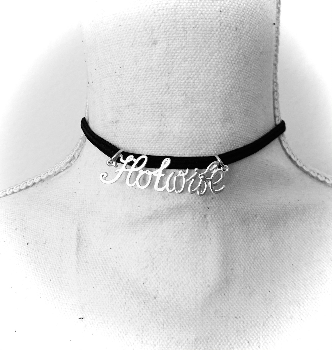 Hotwife Choker Necklace Queen of Spades Elastic Choker Pendant - Etsy
