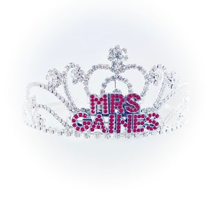 Custom Name Tiara/custom Word Tiara for Birthday, Bachelorette, Wedding ...