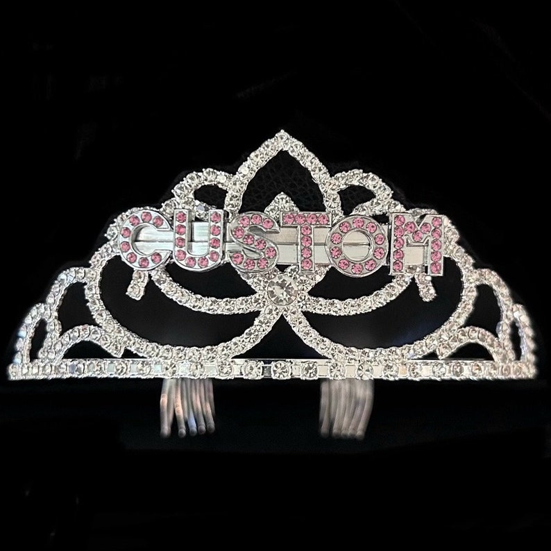 Custom Name Tiara: Birthday, Bachelorette, Wedding Tiara - Etsy