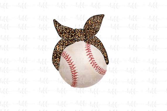 Baseball leopard Bandana png jpeg Clipart transfer png jpeg | Etsy