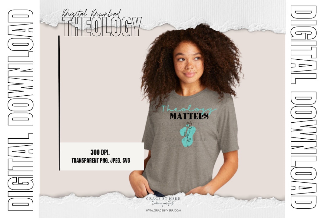 Theology Matters Abstract Flower Svg, Theology Svg PNG JPEG | Faith Svg ...