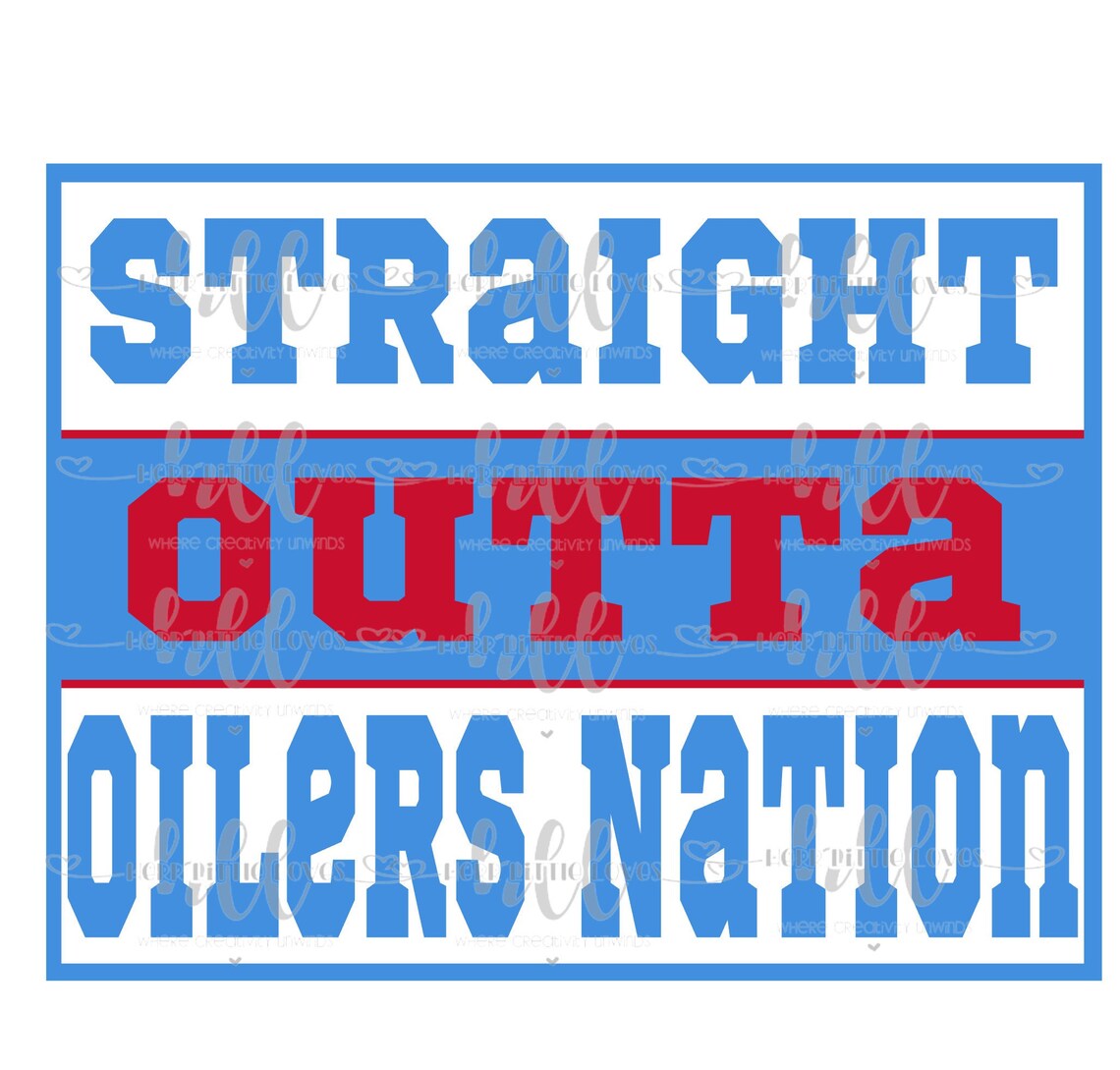 Football OILERS Nation Sticker, Decal, Images, Football Transfer, Svg ...