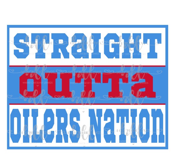 Football OILERS Nation Sticker Decal Images Football - Etsy