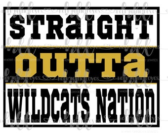 Wildcats Nation Svg - Etsy