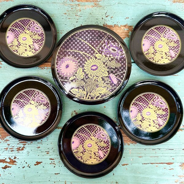 Lacquer Coasters - Etsy