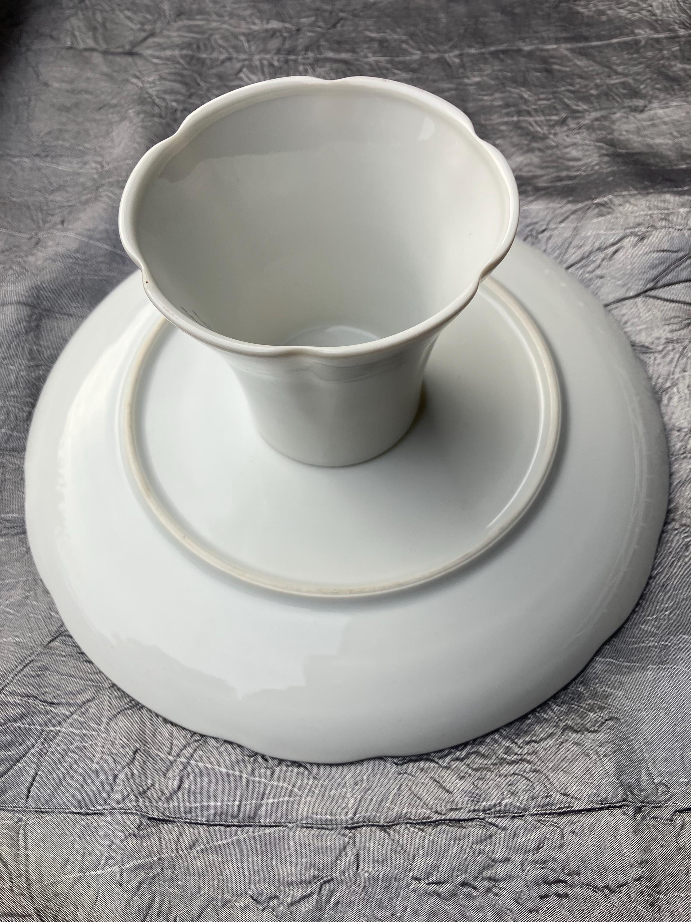Discontinued Vintage Avon Footed Cake Plate With Currier & Ives “the ...