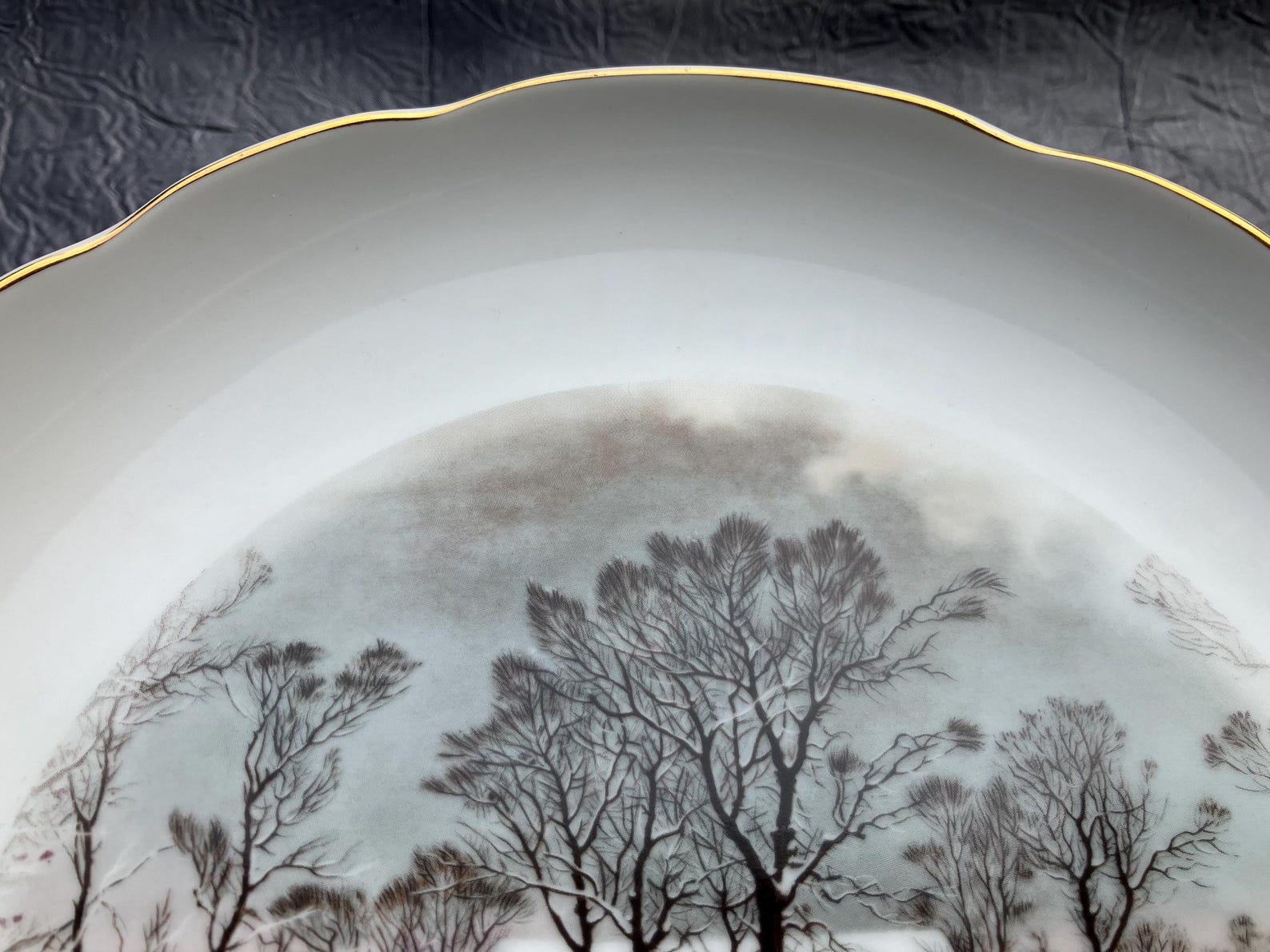 Discontinued Vintage Avon Footed Cake Plate With Currier & Ives “the ...
