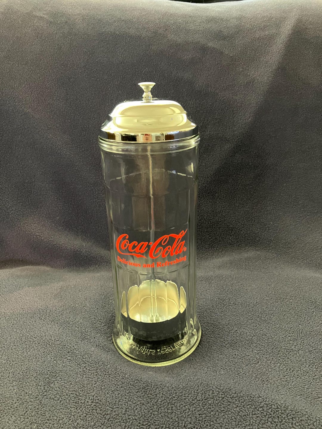 Glass Coca Cola Straw Dispenser / Holder - Etsy