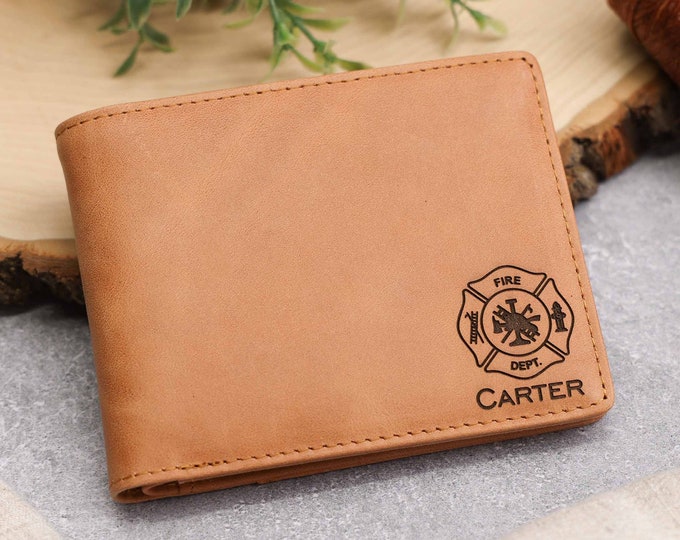 Fire Hose Card Holder, Firefighter Gift, Firefighter Wedding Gift ...