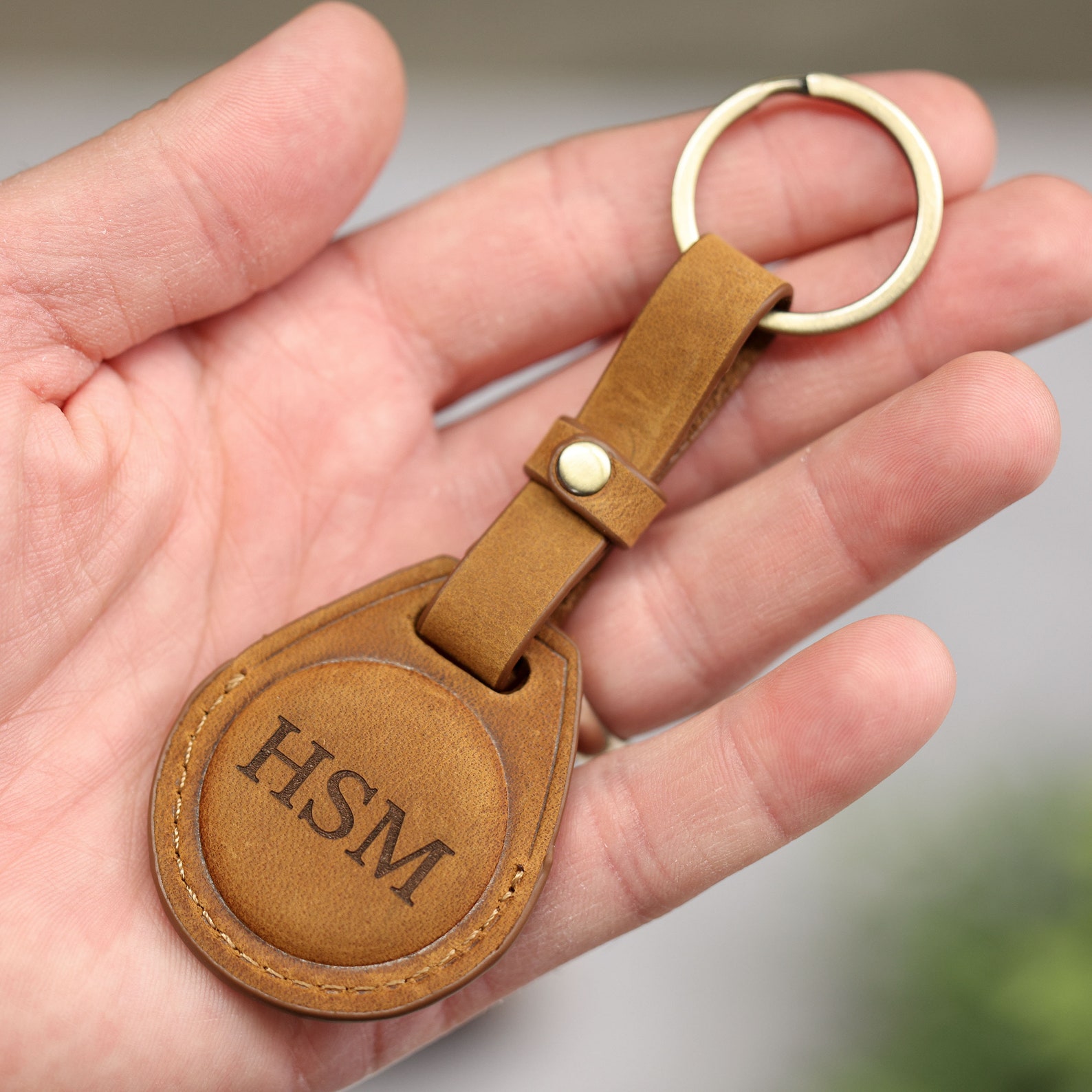 Personalized Air Tag Holder Airtag Case Leather Anniversary - Etsy