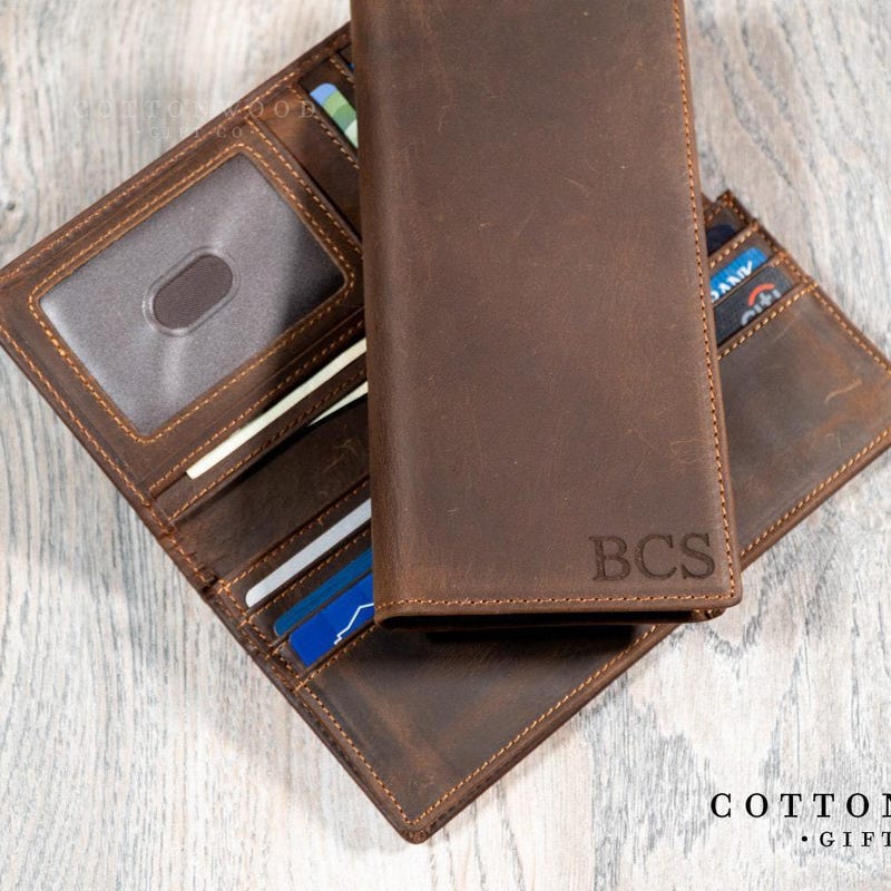 Large Mens Bifold Wallets - Etsy