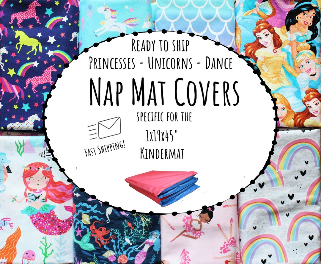 Nap Mat Covers - Unicorns - Princesses - Dance - Ballet - Girl Prints ...