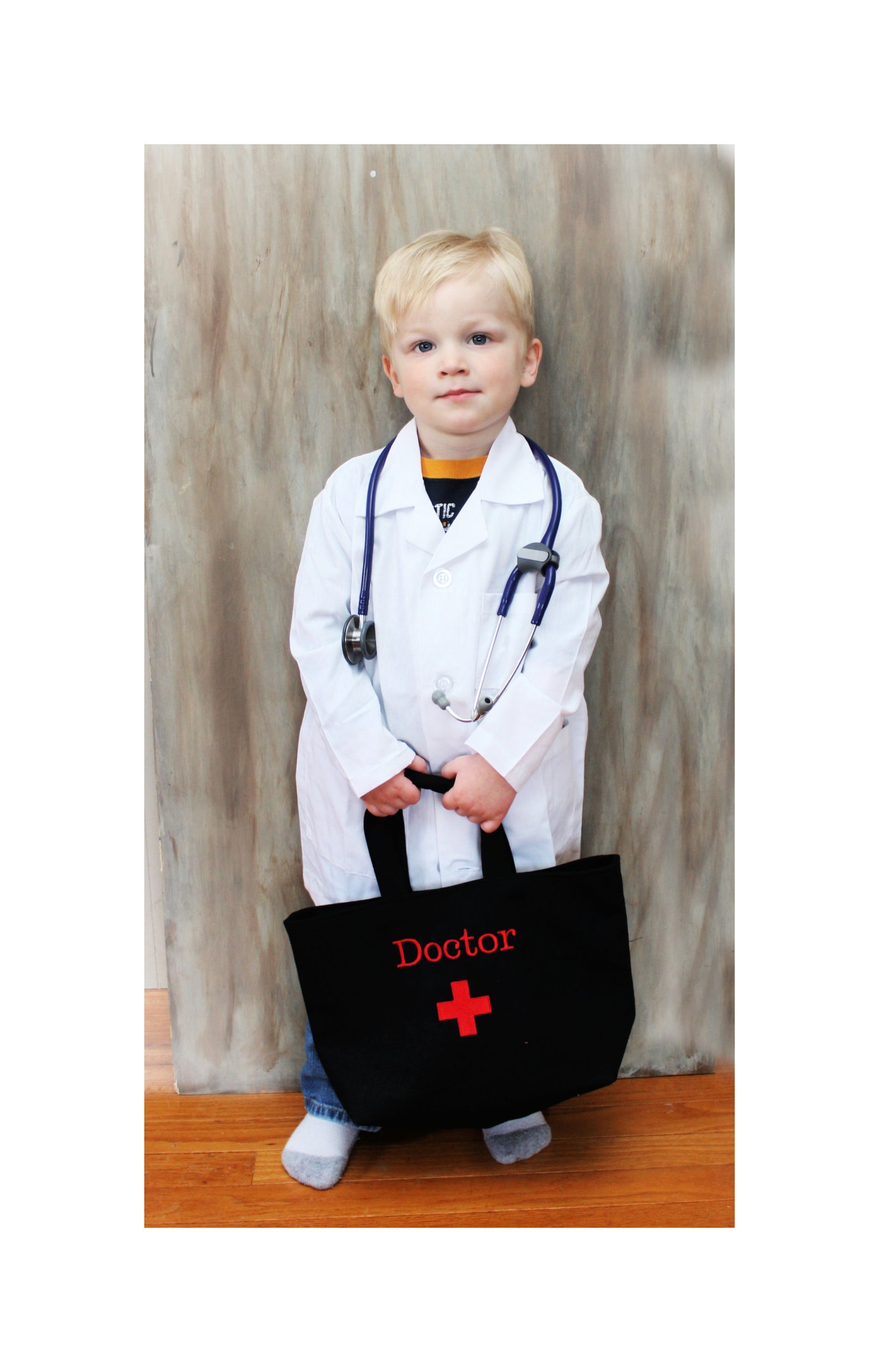 Kids Personalized Lab Coat - Pretend Play - Personalize - Doctor Bag ...