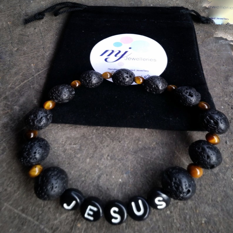Personalised Jesus Bracelet Custom Jesus Bracelet Christian - Etsy